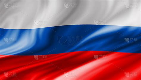俄罗斯国旗的背景