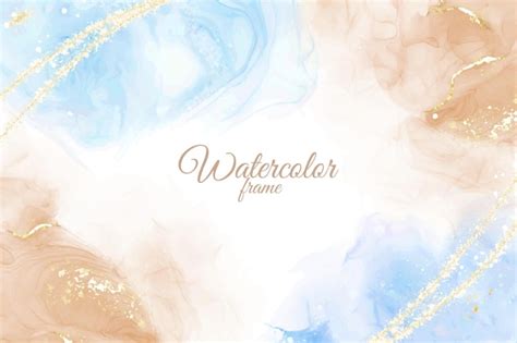 추상 알코올 잉크 배경 프리미엄 벡터