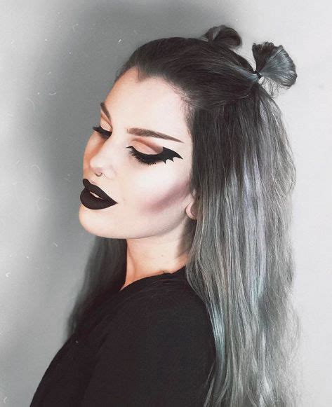 Макияж летучей мыши на Хэллоуин 20 фото идей и фото инструкция Страшный макияж на хэллоуин