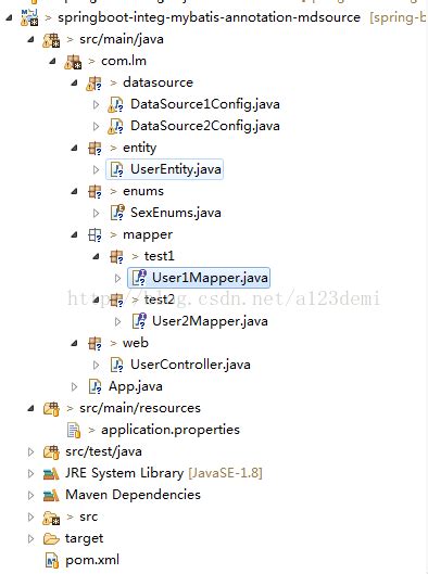 四springboot集成实例系列 注解型多数据源mybatisspringboot使用注解实现多数据源 Csdn博客