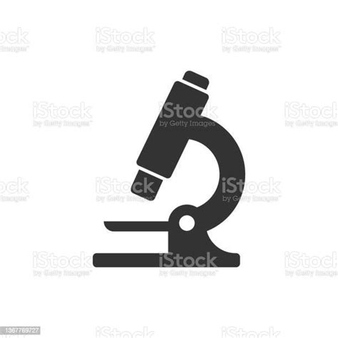 평면 스타일의 현미경 아이콘 격리된 배경에 대한 실험실 돋보기 벡터 그림입니다 생물학 악기 사인 비즈니스 개념 0명에 대한 스톡 벡터 아트 및 기타 이미지 Istock