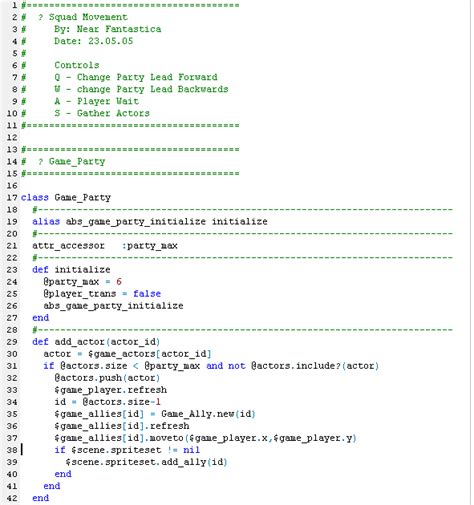 Error With Team Following Script Rpg Maker Forums