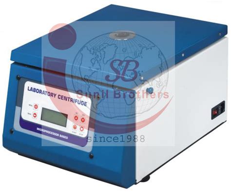 Microprocessor Laboratory Centrifuge Brushless 6000 R P M Sunil Brothers