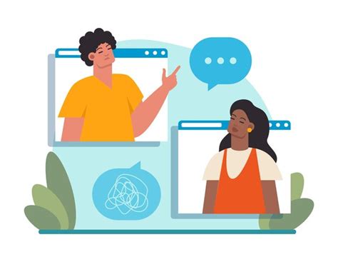 팀 협력에서 브레인스토밍 또는 토론 새로운 아이디어 생성 프리미엄 벡터