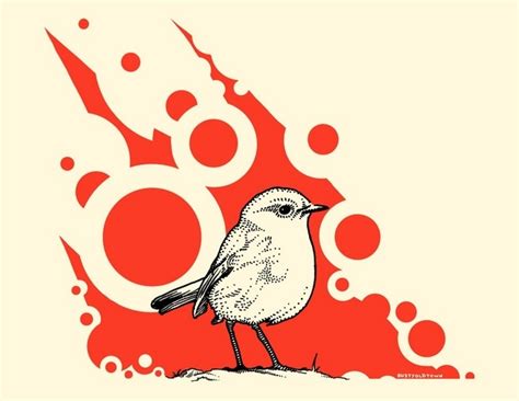 Red Robin By Patrick Lyons Lovers Art Abstract Art Painting