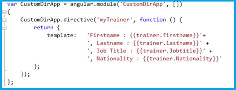 Creating A Basic Angular Directive New Horizons