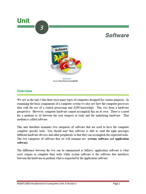 Unit 3 Software Pdf Operating System Programming