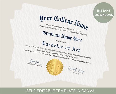 Nursing Diploma Template