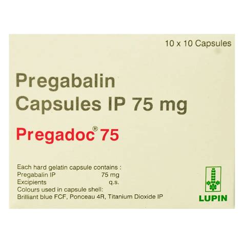 Pregadoc 75 Capsule Uses Price Substitute Side Effects And Benefits