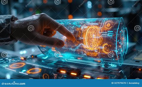 Augmented Reality Interface Guiding Assembly Process Digital Stock