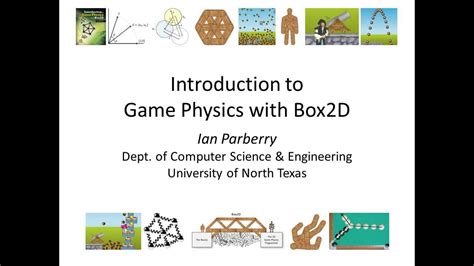 Chapter 1 Of Introduction To Game Physics With Box2d Youtube