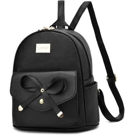 Bags Cute Mini Leather Backpack Fashion Black Poshmark