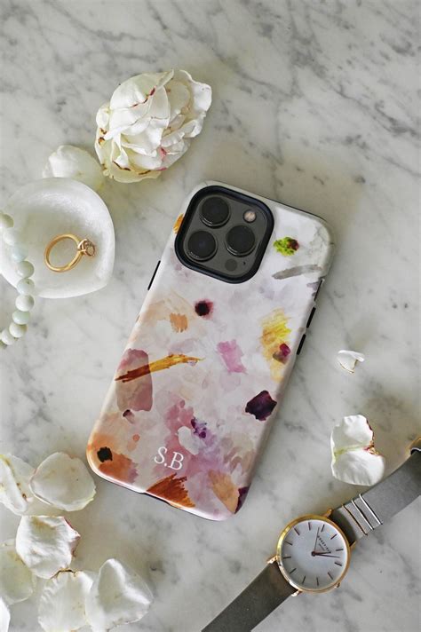 Custom Phone Covers Flower Typography Phone Case Custom — Talia Designs