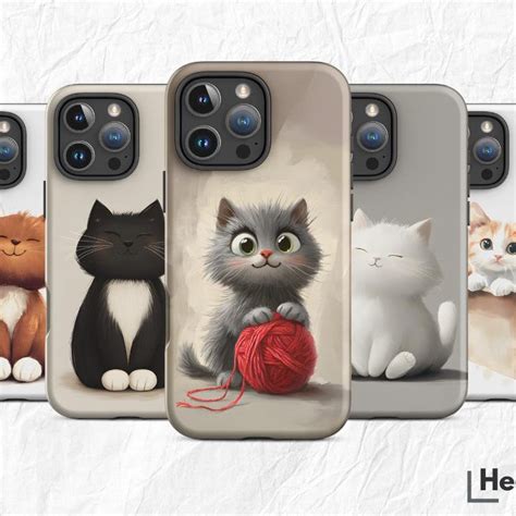 Cat Iphone Case Etsy
