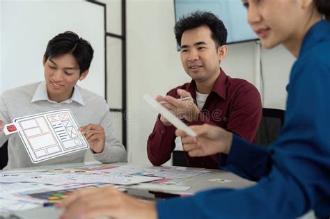 collaboration and ux ui design a diverse group of professionals