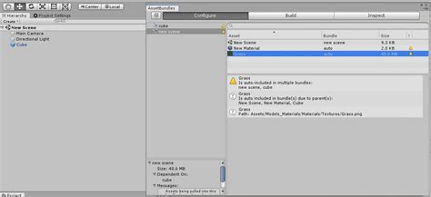 assets are duplicated when an asset is included in a prefab and the prefab is included in a