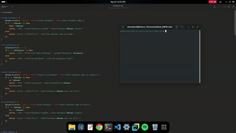 ahmed tarek on linkedin bashscripting zenity dbms linux