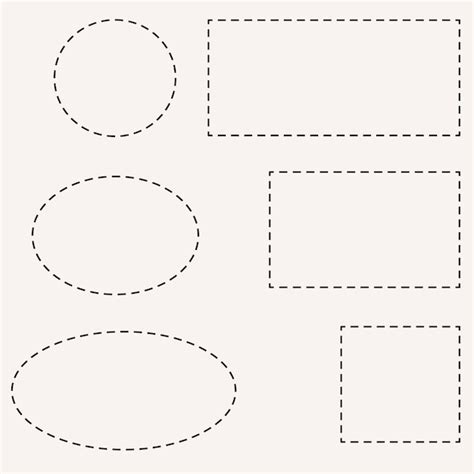 Dashed Line Shape Illustration On White Background Premium Ai Generated Vector