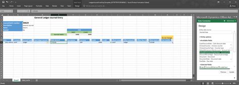 Add Financial Dimensions And Lookups To Excel Templates In D F O D Plus