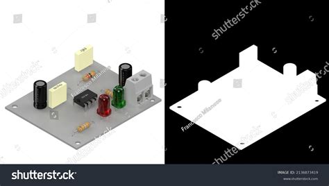 3d Rendering Illustration Electronic Circuit Stock Illustration 2136873419 Shutterstock