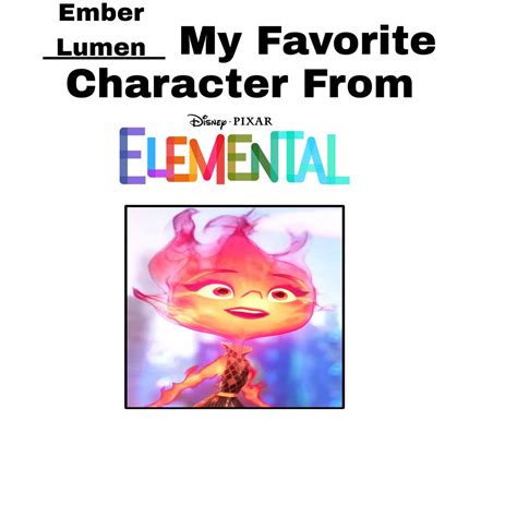 Ember Is My Favourite Character From Elemental By Geononnyjenny On Deviantart