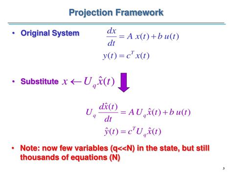PPT Introduction To Model Order Reduction II The Projection Framework Methods PowerPoint