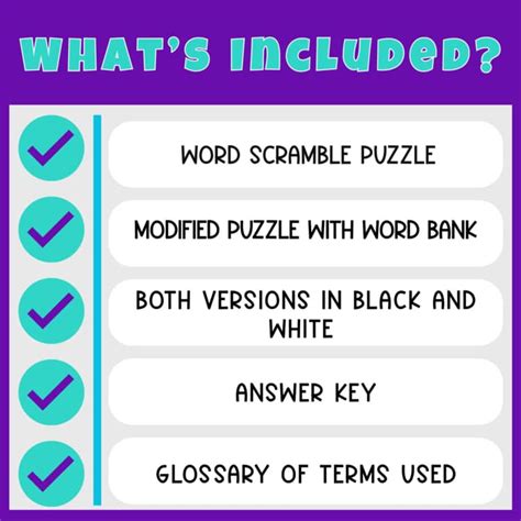 Engaging Coding Word Scramble Puzzle For Middle School Stem And Digital