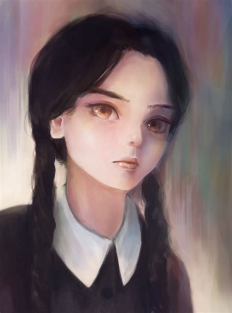 Digital Fanart Of Wednesday Addams Need Critique For Improvement R Learnart