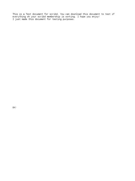 Test Your Scribd Pdf