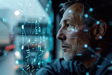 A Logistics Manager Coordinating Truck Dispatches Premium Ai Generated Image