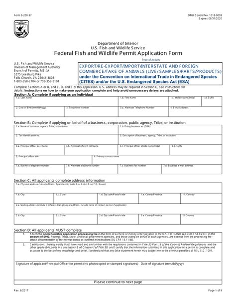 Fws Form 3 200 37 Fill Out Sign Online And Download Fillable Pdf