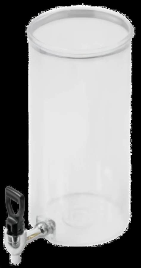 Clear Borosilicate Glass Mason Jar Beverage Dispenser With Screw Tap