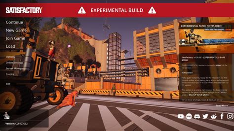 Game Menus Official Satisfactory Wiki