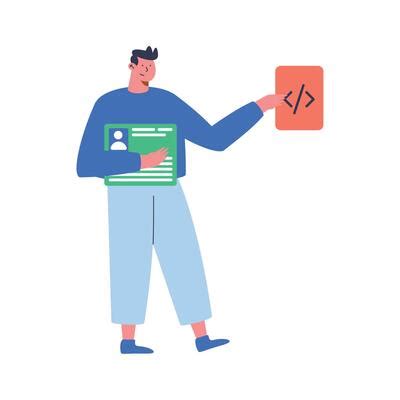 Programmer Avatar Vector Art Icons And Graphics For Free Download