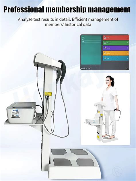 Body Composition Analyzer Fat Analysis Height Weight 3d Test Results