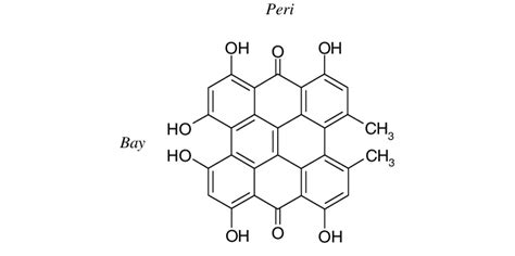 Chemical Structure Of Hypericin Download Scientific Diagram