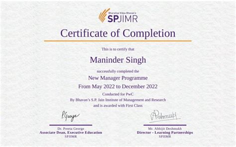 Maninder Singh On Linkedin Pwcindia Spjimr
