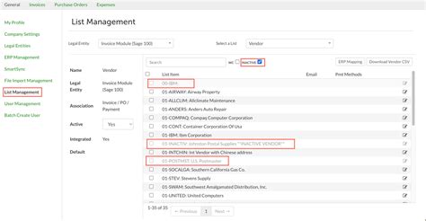 How To Deactivate Or Reactivate List Items In Quadient Ap Quadient Ap