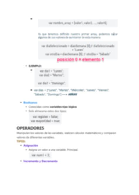 Solution Javascript Variables Tipos De Datos Operadores Studypool