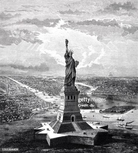 159 Statue Of Liberty Cartoon High Res Illustrations Getty Images