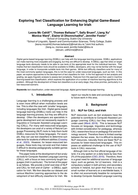 Pdf Exploring Text Classification For Enhancing Digital Game Based