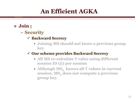 Ppt Efficient Group Key Agreement For Dynamic Tetra Networks