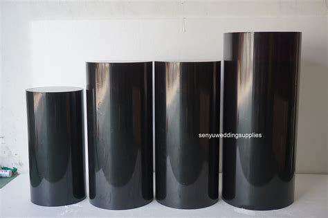화이트골드실버블랙블루핑크아크릴 라운드 실린더 디스플레이 받침대 결혼식 파티 이벤트 Senyu2285 용 방풍 받침대파티 Diy 장식품 Aliexpress