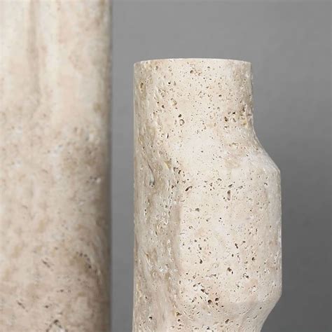 Travertine Essence Vase Victoria Queen Travertine Elegant Stone