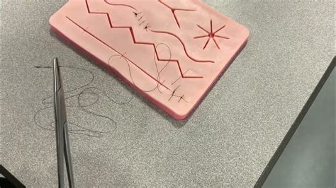 Simple Interrupted Suture Technique Youtube