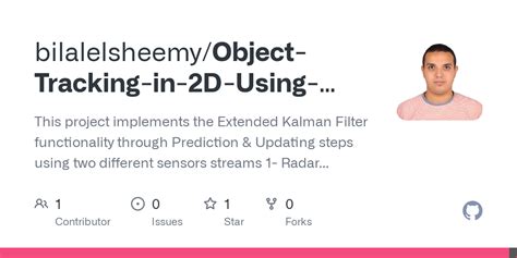 Github Bilalelsheemyobject Tracking In 2d Using Extended Kalman Filter This Project