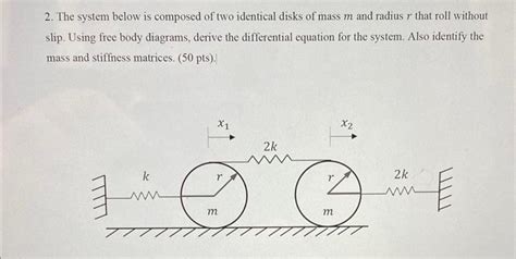 Solved 2 The System Below Is Composed Of Two Identical