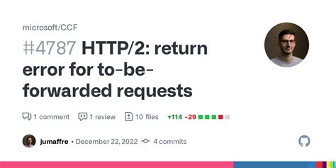 2 Return Error For To Be Forwarded Requests By Jumaffre · Pull Request 4787 · Microsoft