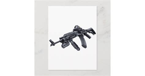 Eotech Sighted Tactical Ak 47 Assault Rifle Postcard Zazzle