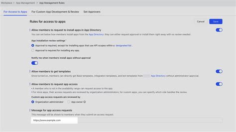 Admin Configure Installation Settings For Apps